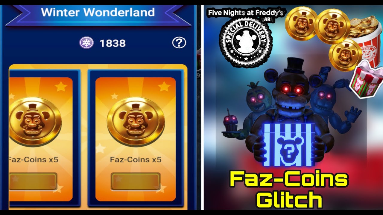 CRAZY Faz-Coin & Gift Glitch!!! ||| FNaF AR Special Delivery - YouTube