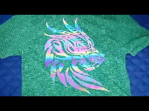 Reflective HTV Design - YouTube