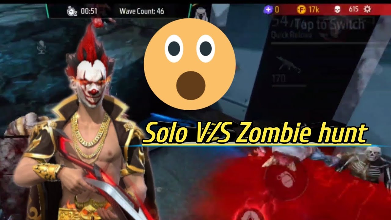 Zombie Mode Tricks - All Stages | Free Fire Zombie Mode | Zombie Hunt ...