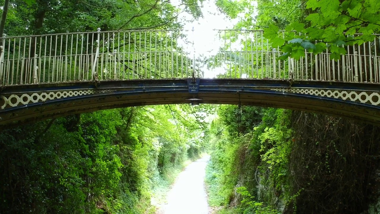 Iron Bridge, Ladies Walk, Andover - Drone View - YouTube