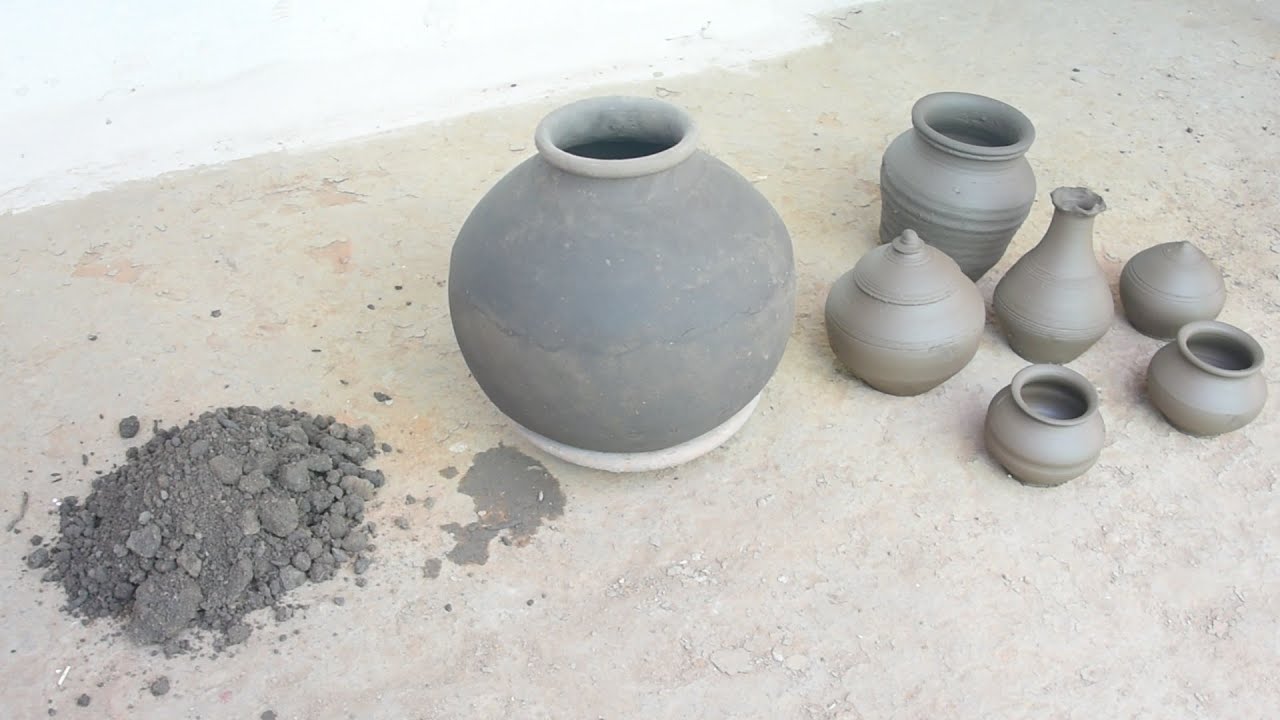 How to Make Clay Pot - Full Process - Matka - घड़ा - YouTube