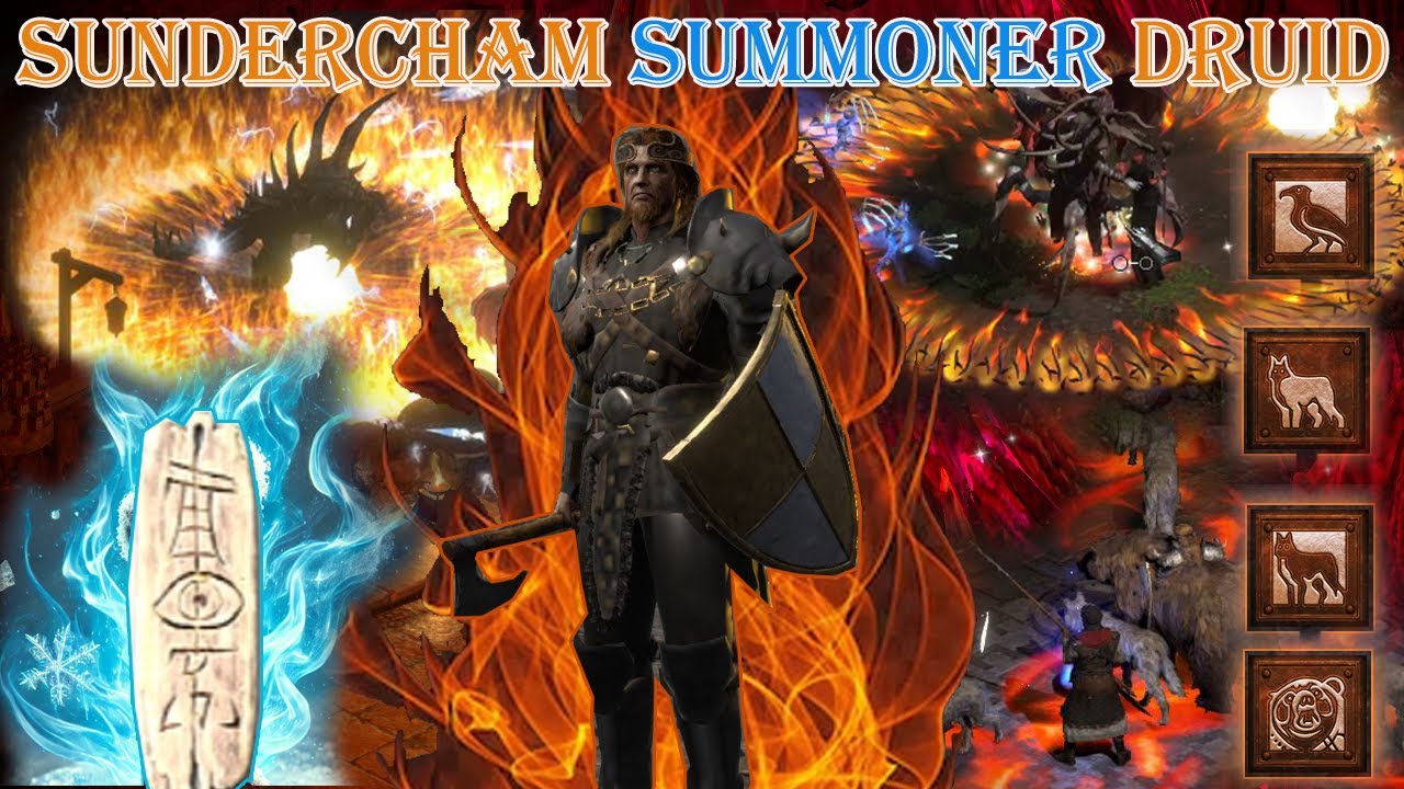 Diablo 2 Resurrected - Sundered Charm Physical Summoner Druid Build ...