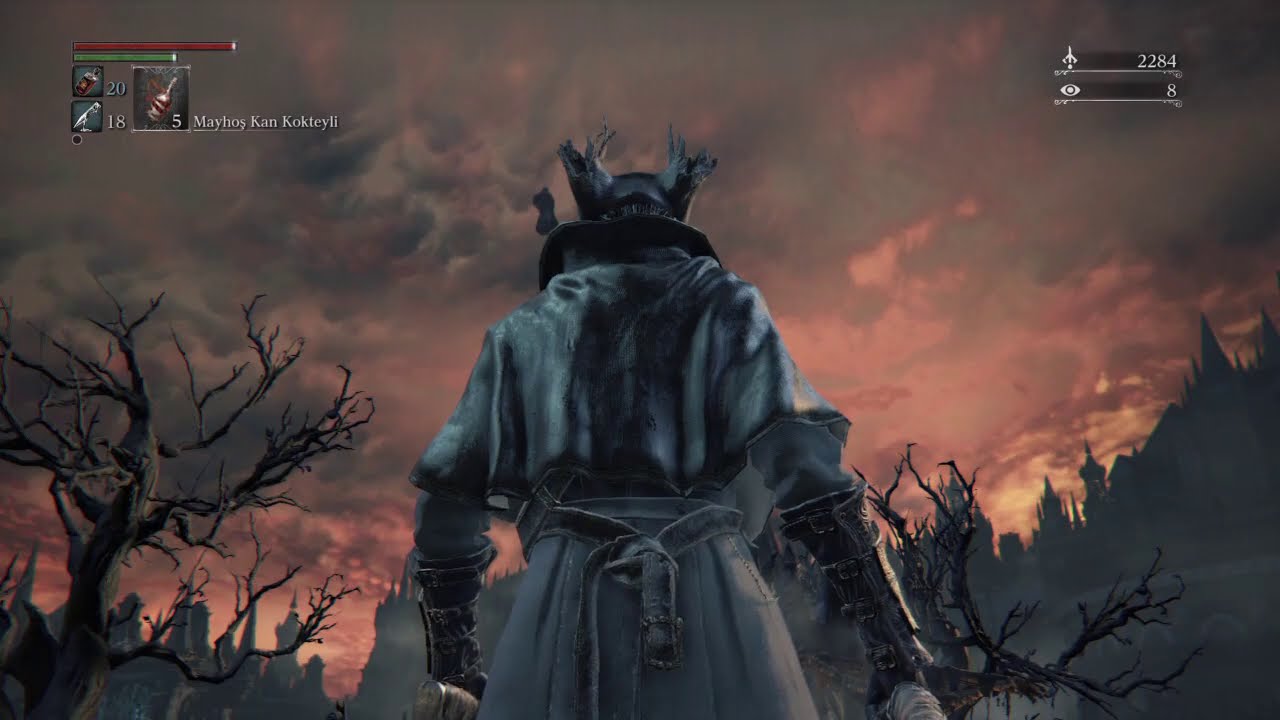 Bloodborne Turkce seri bolum 6 Bloodstarved beast BOSS Summon Alfred ...