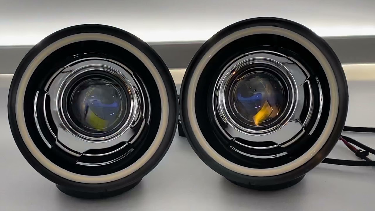 Halo Classic LED headlights | 7 inch round Projector headlights | H6204 ...