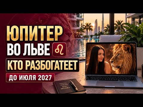 ЮПИТЕР ВО ЛЬВЕ 2026–2027 ♌️ КТО РАЗБОГАТЕЕТ ДО ИЮЛЯ 2027? ДЕНЬГИ И УСПЕХ ДЛЯ ВСЕХ ЗНАКОВ ЧАСТЬ 2 ♌️ 