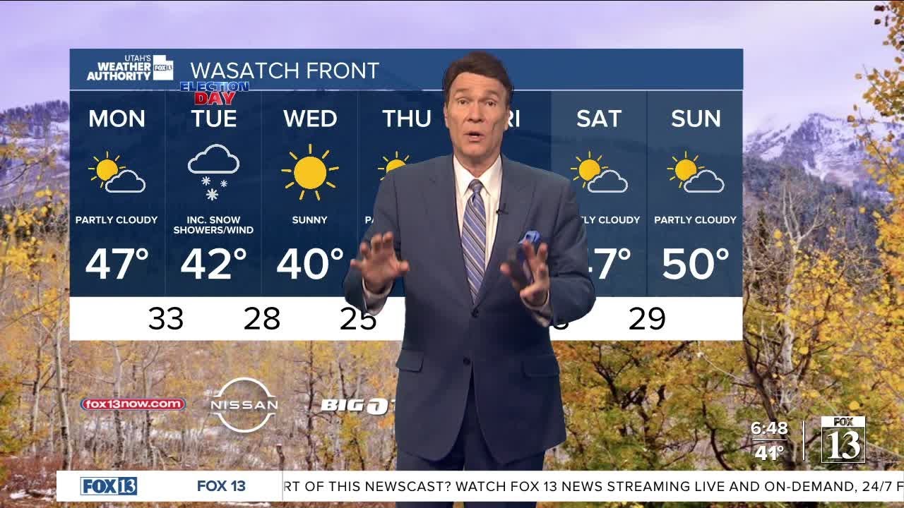 Possible snow on Election Day - Sunday night forecast - YouTube