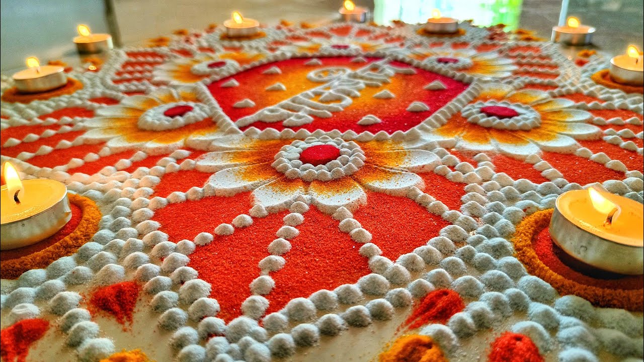 Bhaubeej Rangoli🪔 | भाऊबीज रांगोळी | Bhau beej rangoli | Bhai dooj ...