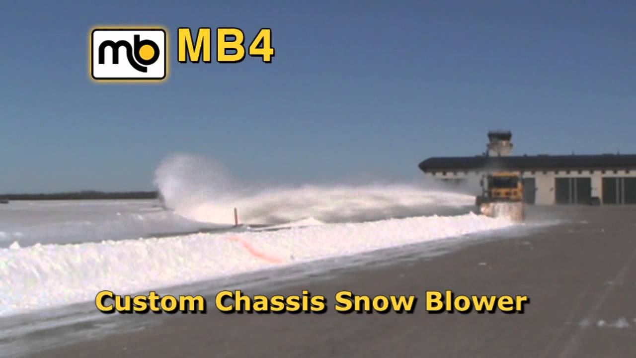 MB 4 Custom Chassis Snow Blower master - YouTube