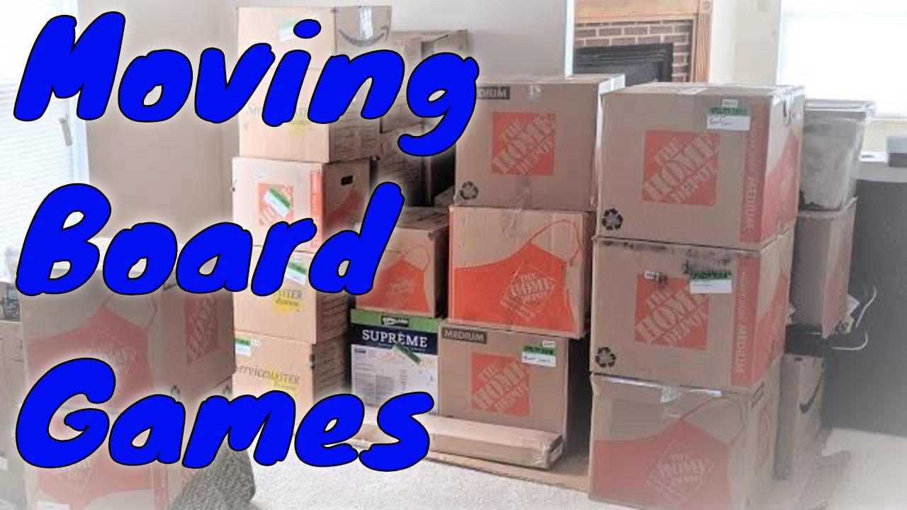Moving Your Board Game Collection - YouTube