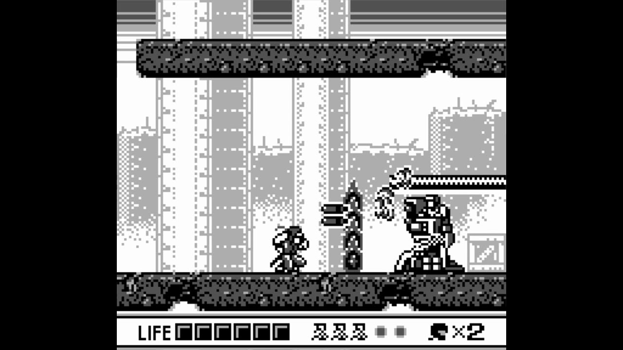 Ninja Gaiden Shadow (Game Boy) – Le premier niveau du jeu (US – patché ...