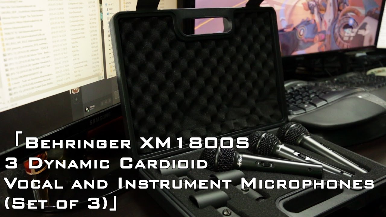 Unboxing: Behringer XM1800S 3 Dynamic Cardioid Vocal and Instrument ...