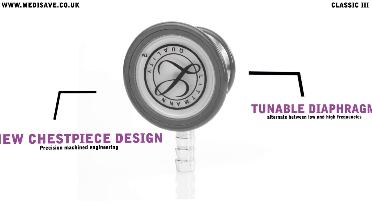 Littmann Classic III Stethoscope: Grey 5621 - YouTube