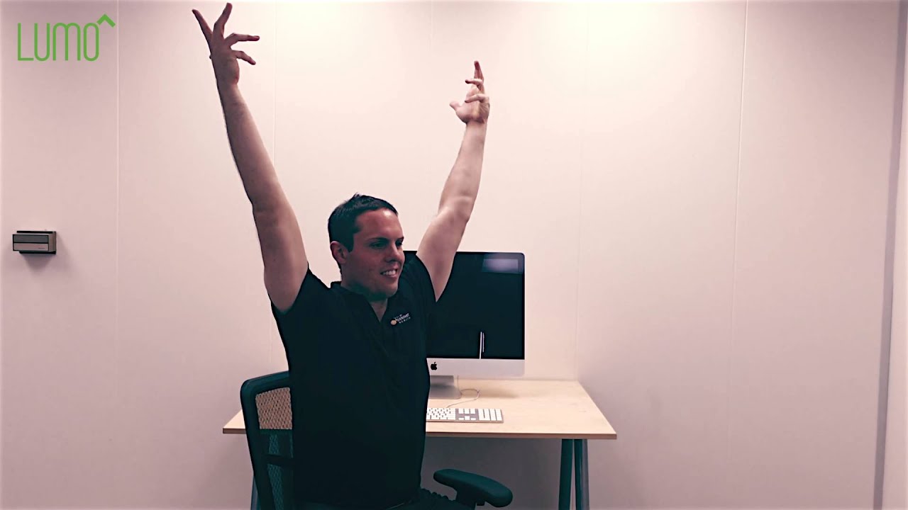 Victory Stretch, Seated - Lumo BodyTech 2015 Posture Challenge - YouTube