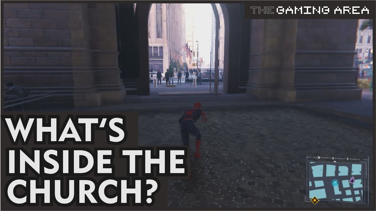 Glitch Inside The Church In Marvel's Spider-Man - YouTube