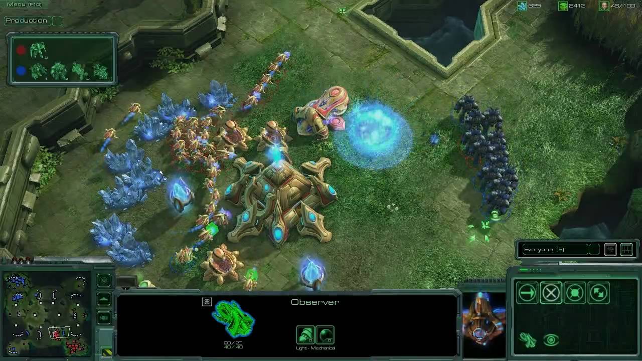 StarCraft II: Battle Report #1 - YouTube