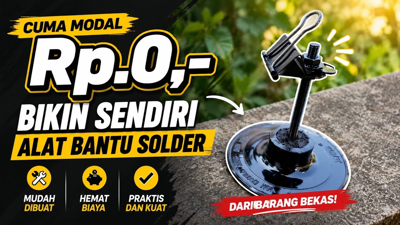 cara membuat Alat Bantu Solder dari barang bekas | How to make ...