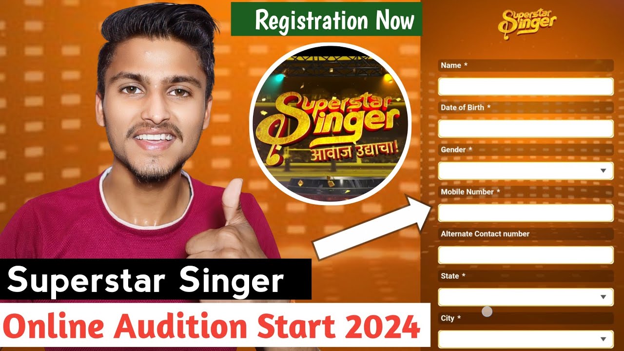 Superstar Singer Online Audition Start 2024 | Superstar Singer Audition ...