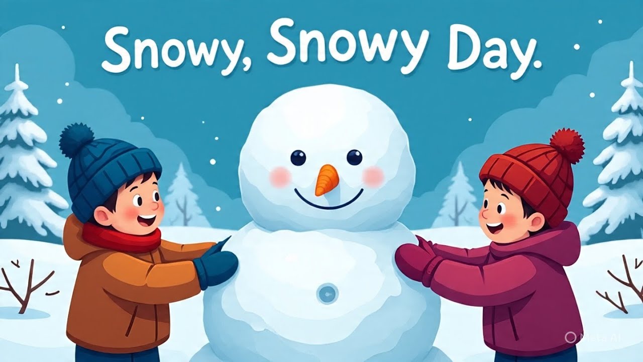 "Snowy, Snowy Day" Song + More Nursery Rhymes & Kids Songs - 123 Sing ...