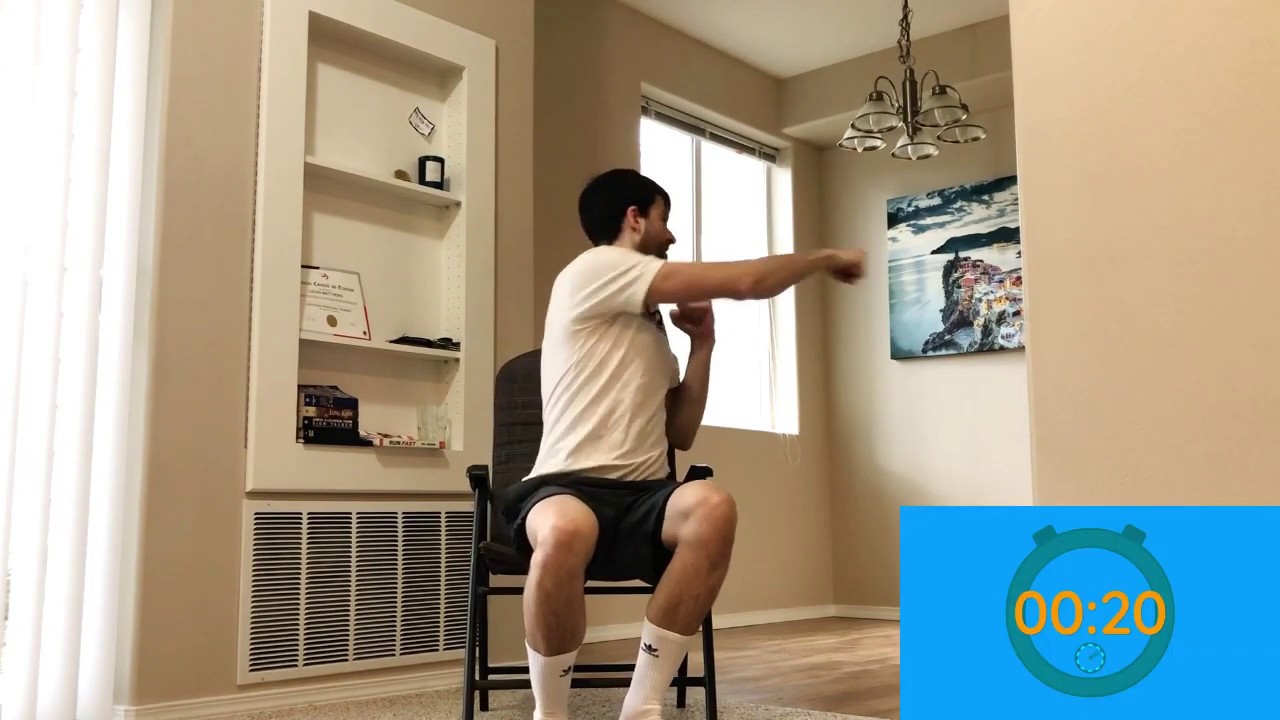 Seated Senior Senior Tabata Workout - YouTube