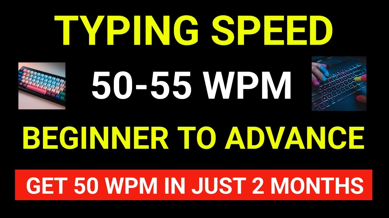 Typing speed kaise banaye || best typing strategy beginner to advance ...