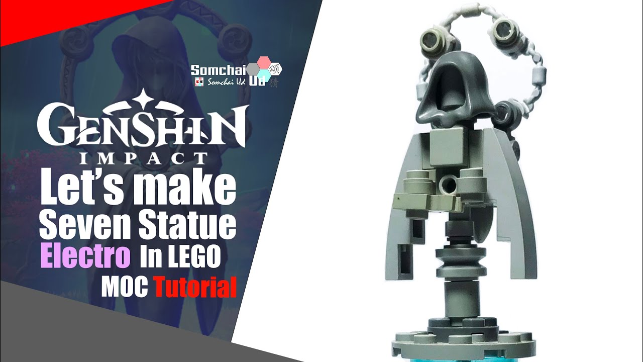 LEGO Genshin Impact Seven Statue Electro Archon MOC Tutorial | Somchai ...