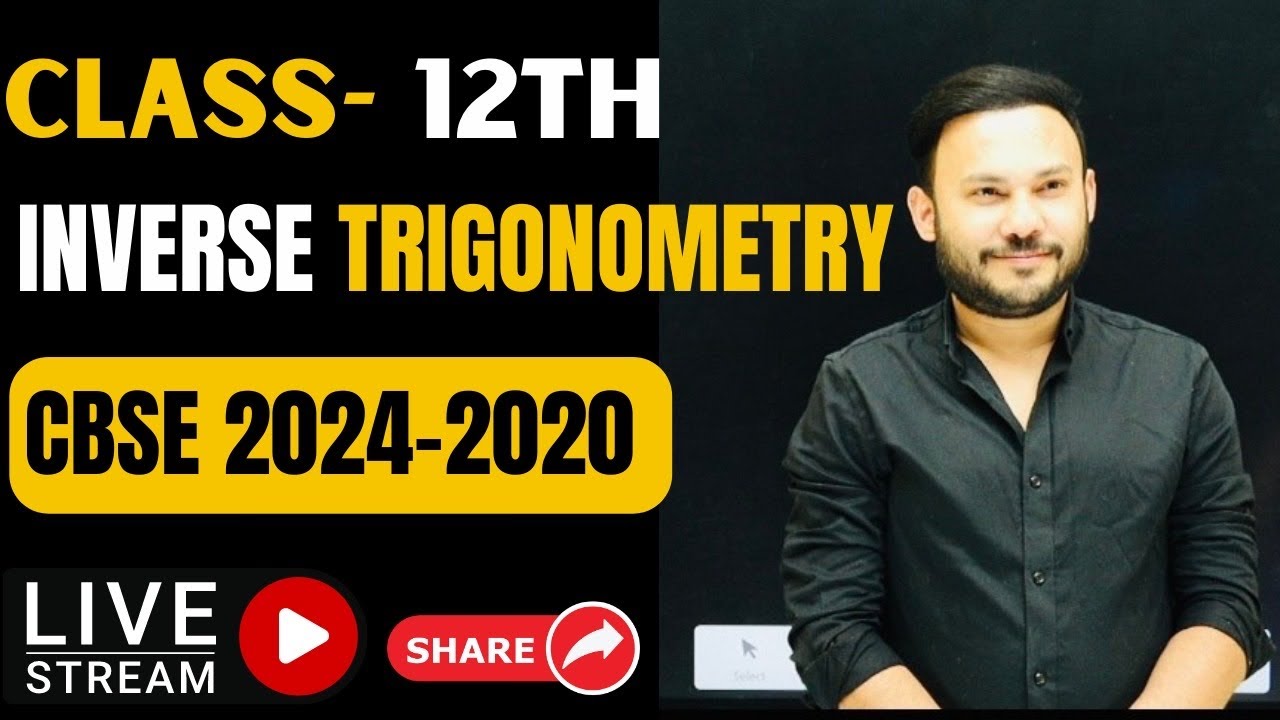 Inverse Trigonometric || PYQ CBSE 2024 - 2020 || Class 12 | Chapter 2 Shivang MATHS Academy ...