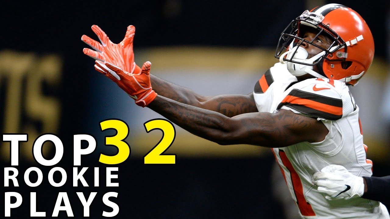 Top 32 Rookie Plays of the 2018 Season - YouTube