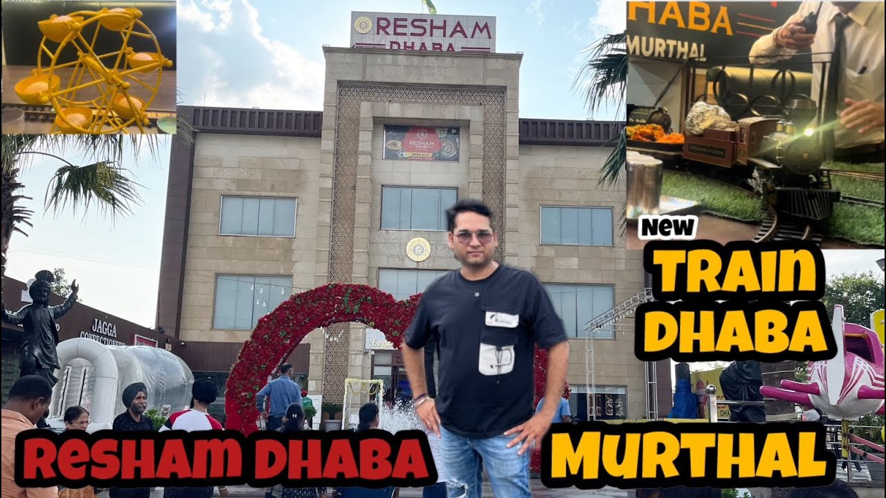 Resham Dhaba Murthal | Train Restaurant in Murthal😱 @amitdvlogs - YouTube