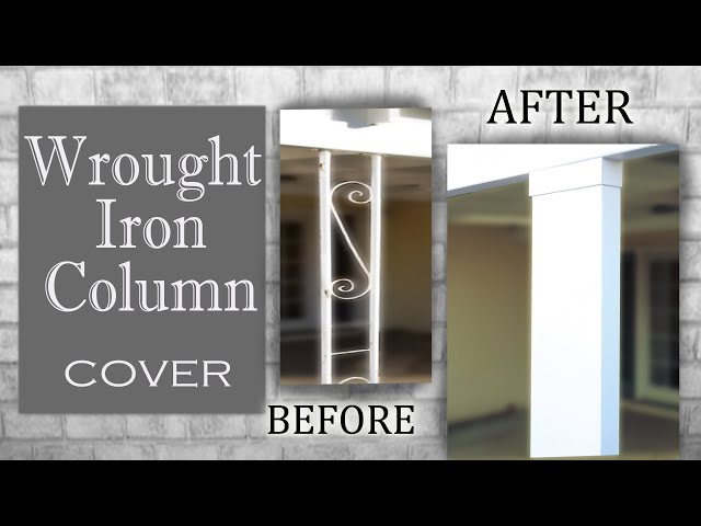 Decorative Wrought Iron Porch Posts | Shelly Lighting