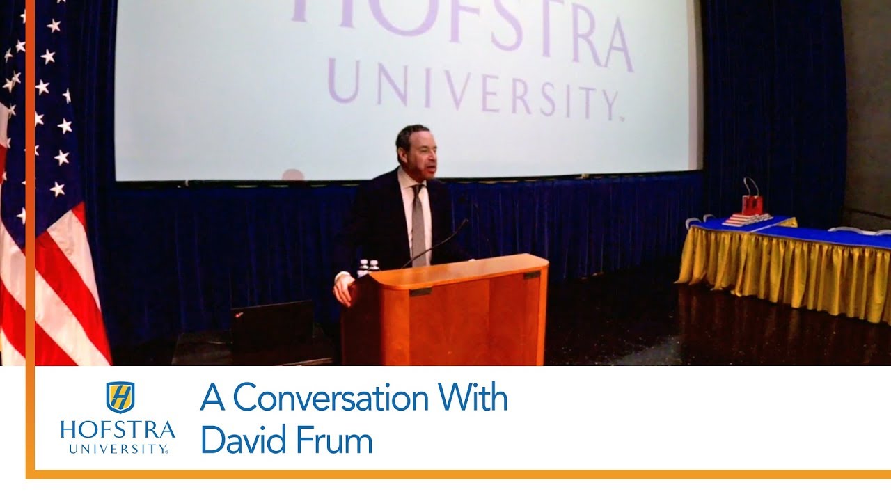 A Conversation With David Frum - YouTube
