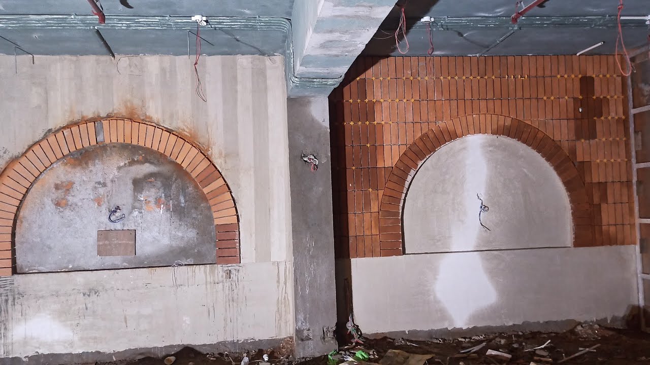 Latest Red Brick Arch Designs for living Hotel & British style Arch ...