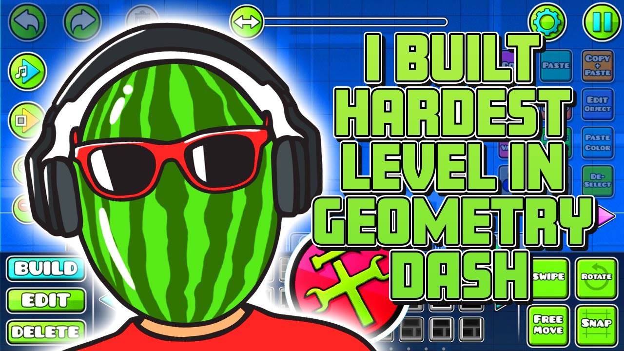 Making the hardest level in Geometry Dash - YouTube