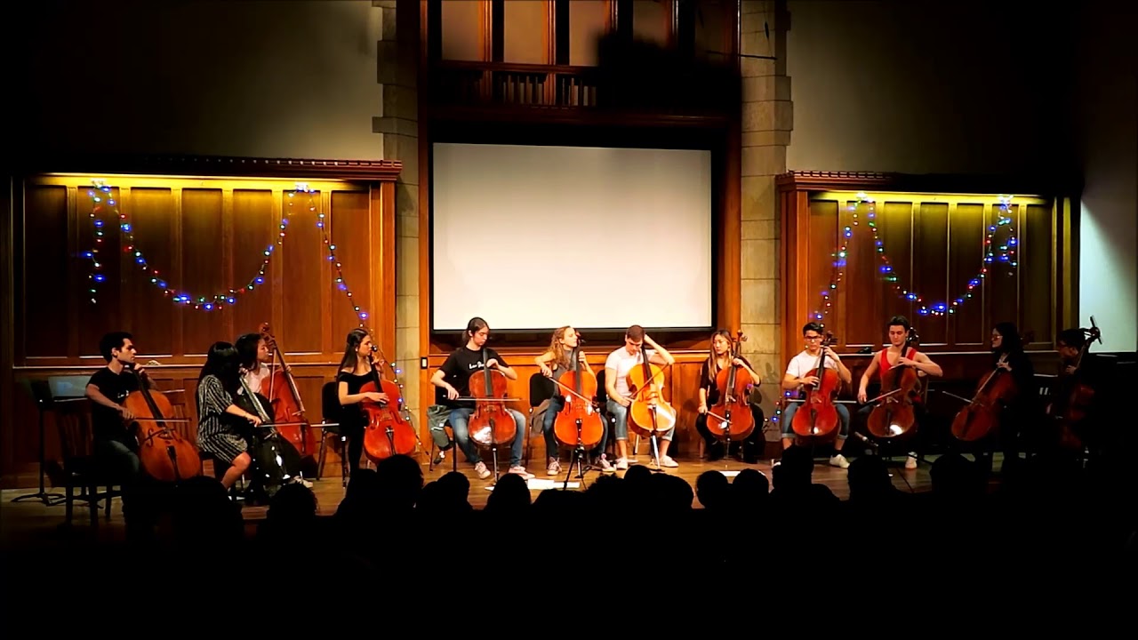 Low Strung Plays "Fix You" by Coldplay (with 12 cellos) - YouTube