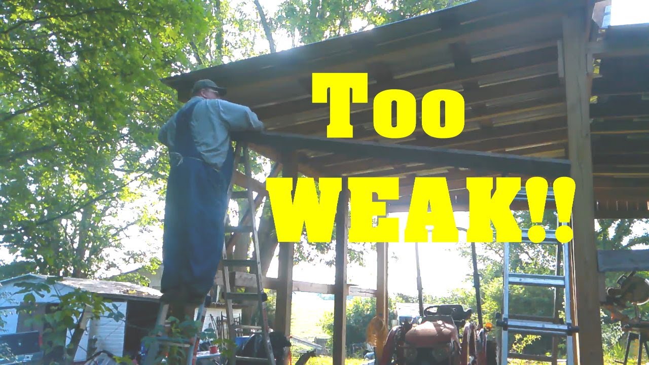 Getting Back to the WEST WALL of the Tractor Shed Build - DIY ...