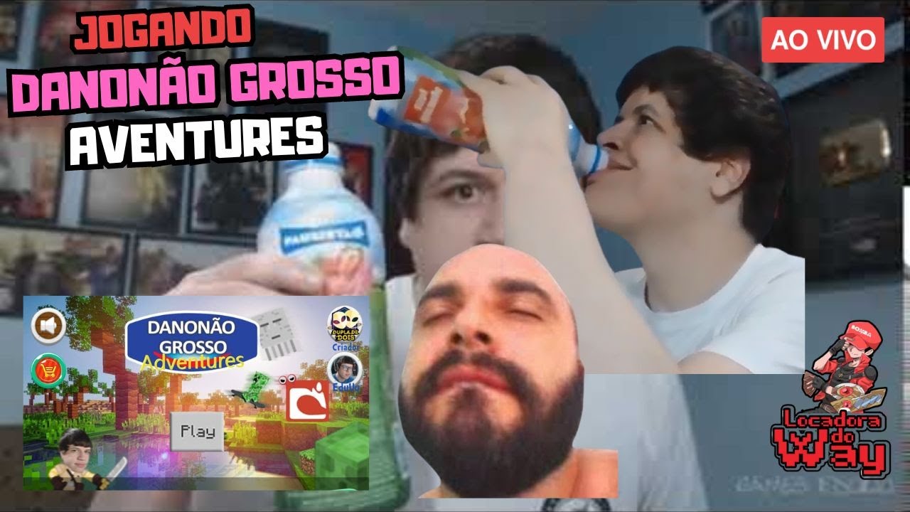 🔴LIVE ZUEIRA JOGANDO DANONÃO GROSSO ADVENTURES !! LOCADORA DE GAMES PS2 ...