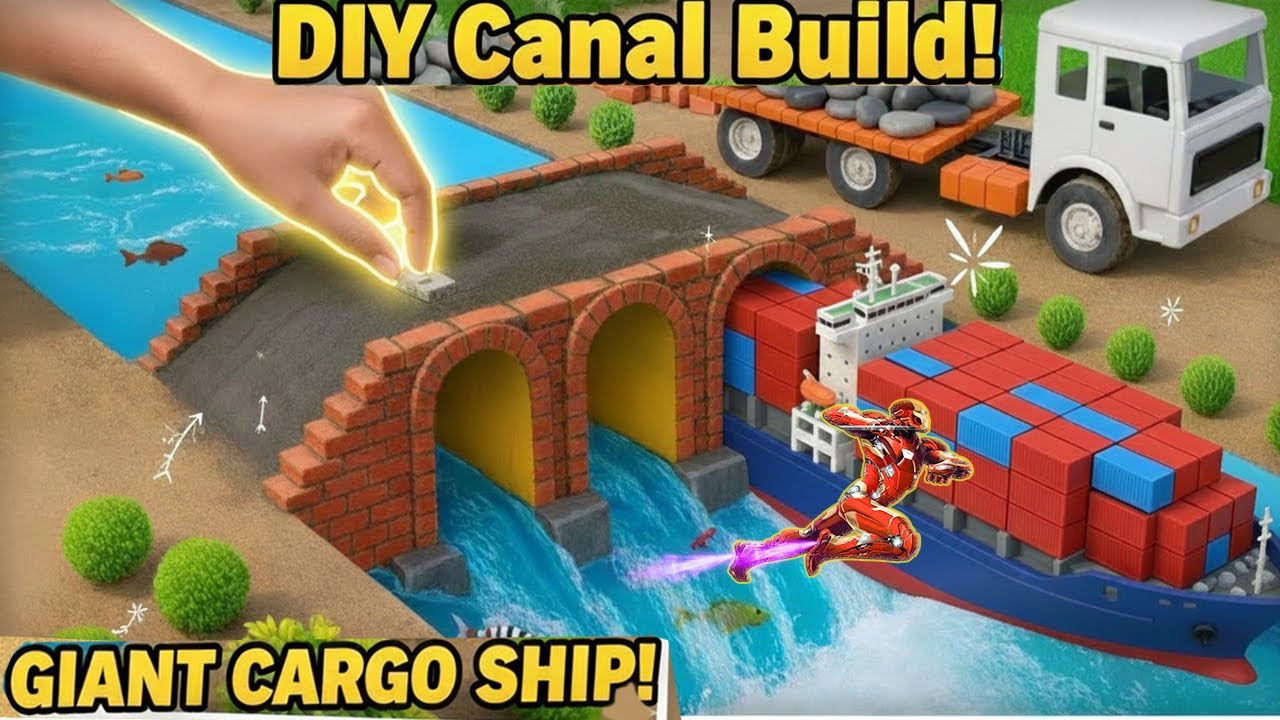 Diy Tractor Iron man save the ship | Diy Mini Tractor Science project ...