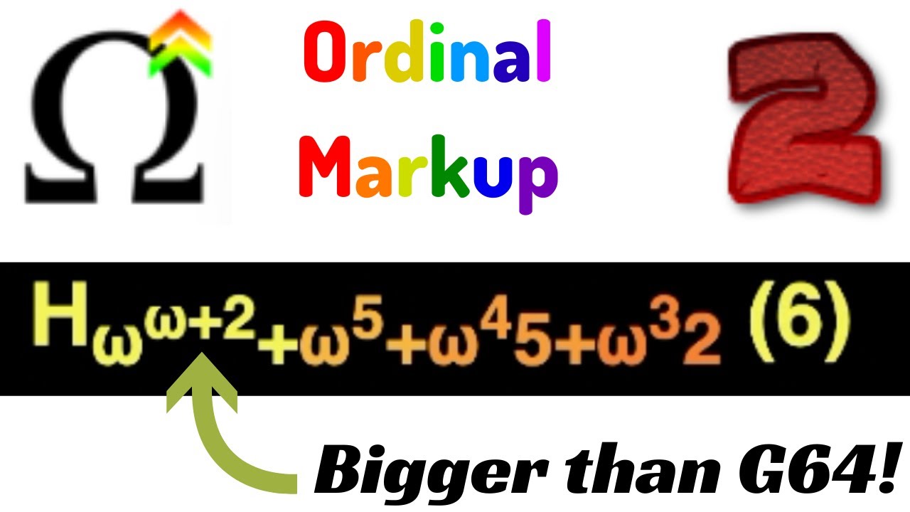 Ordinal Markup Episode 2: Reaching Graham's Number! - YouTube