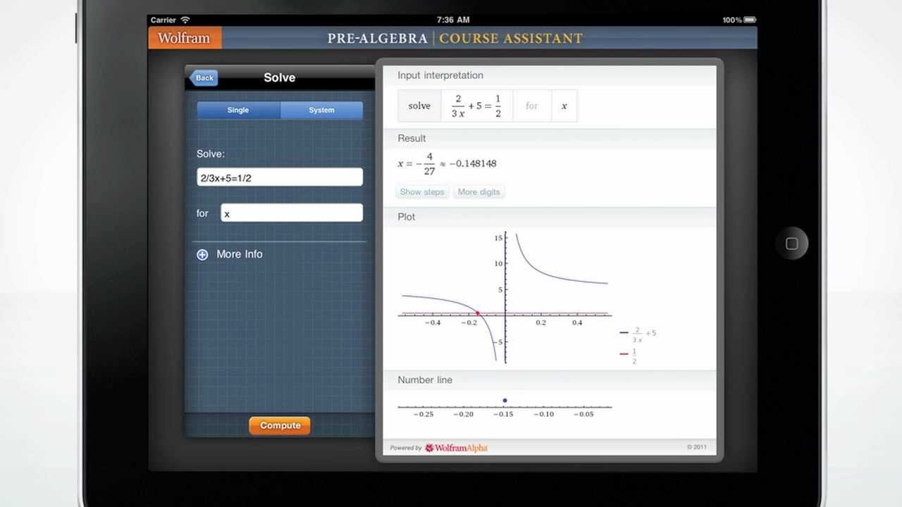 A Quick Tour of the Wolfram Pre-Algebra Course Assistant - YouTube