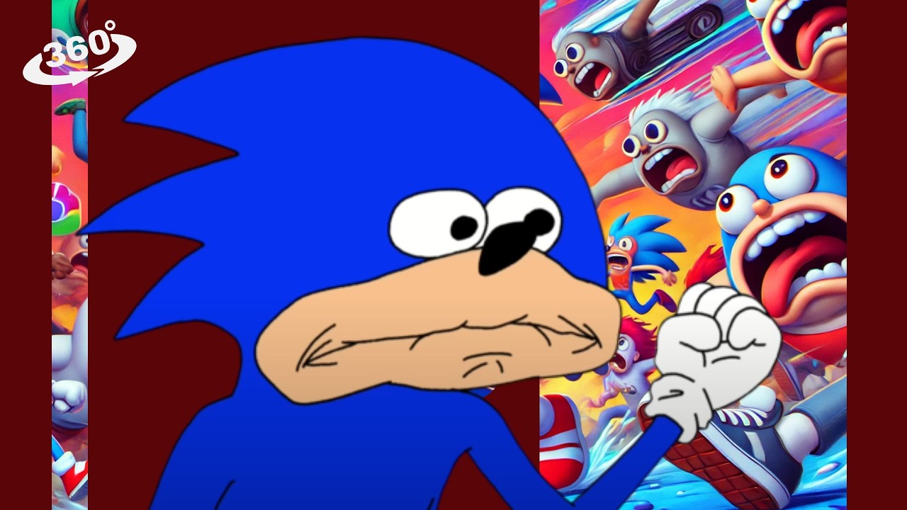 🤩 Can Sonic Survive in this Crazy Virtual Reality Monster World? - YouTube