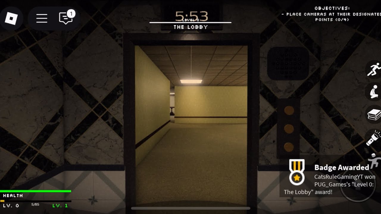 M.E.G Endless Reality - Level 0: “The Lobby” (Gameplay) - YouTube