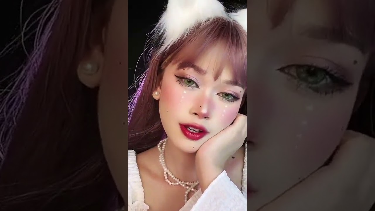 Cute White Pussy Catgirl Makeup Youtube