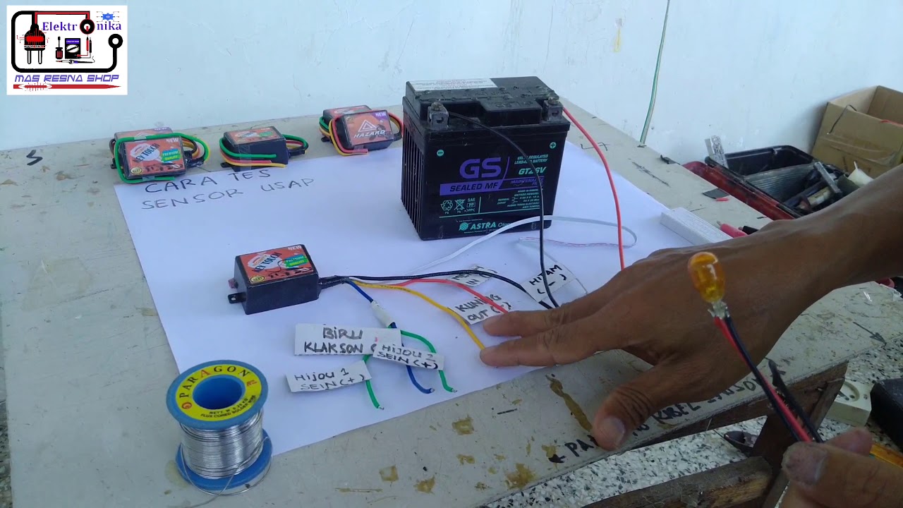 Cara Test Pengaman Motor Sensor Sentuh Usap Chip Digital System - YouTube