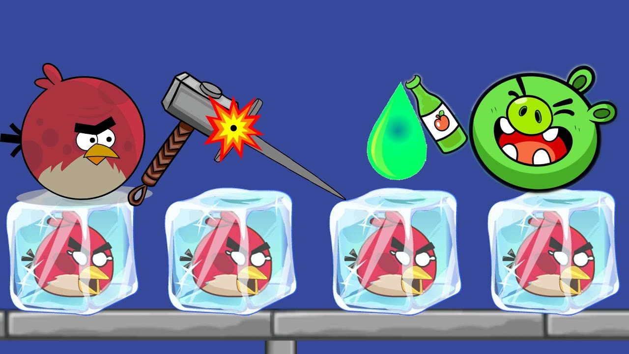 Unfreeze Angry Birds - BREAK THE ICE TO RESCUE BIRDS INSIDE BY DRAWING ...