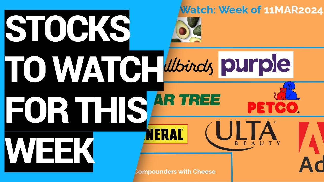 Which Stocks to Watch This Week: March 11, 2024 (Most Anticipated ...
