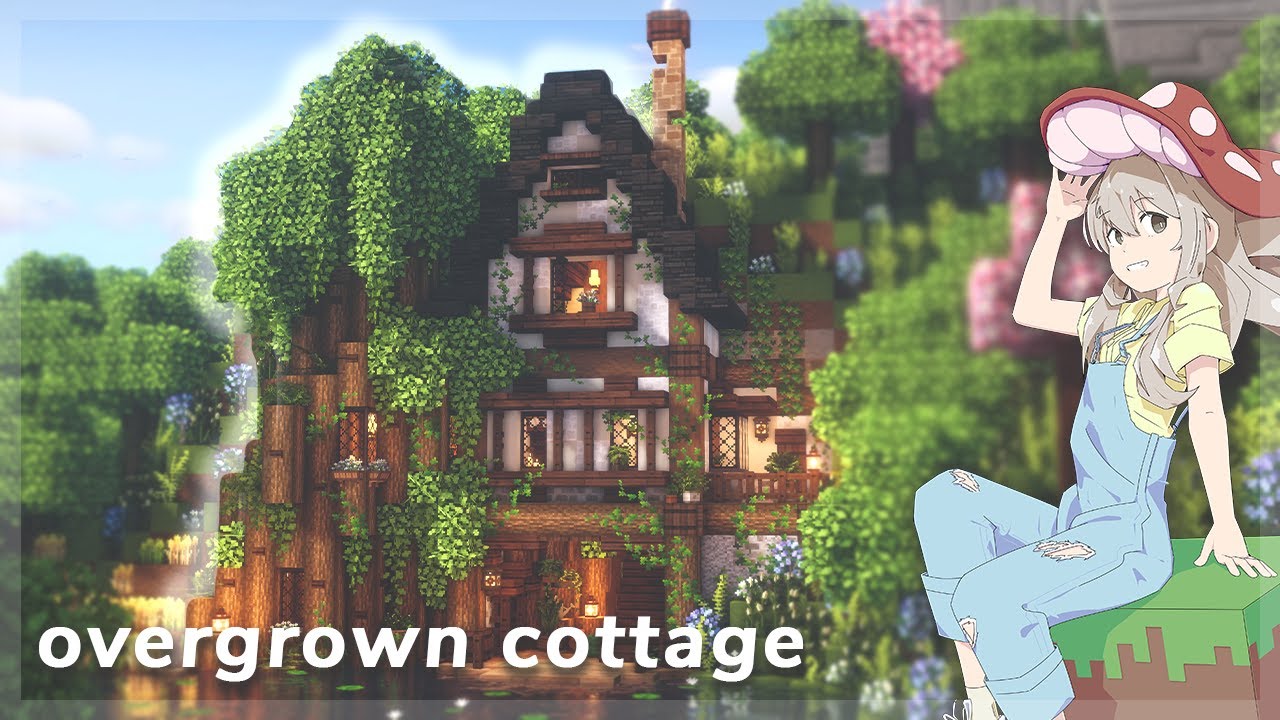 [Minecraft] Mage's Overgrown Cottage 🌱🌙 | CIT Resource Packs - YouTube