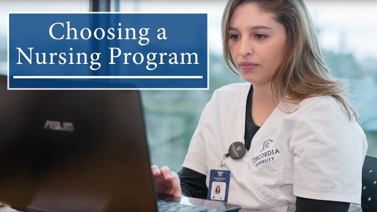 How to Choose a Nursing Program - YouTube