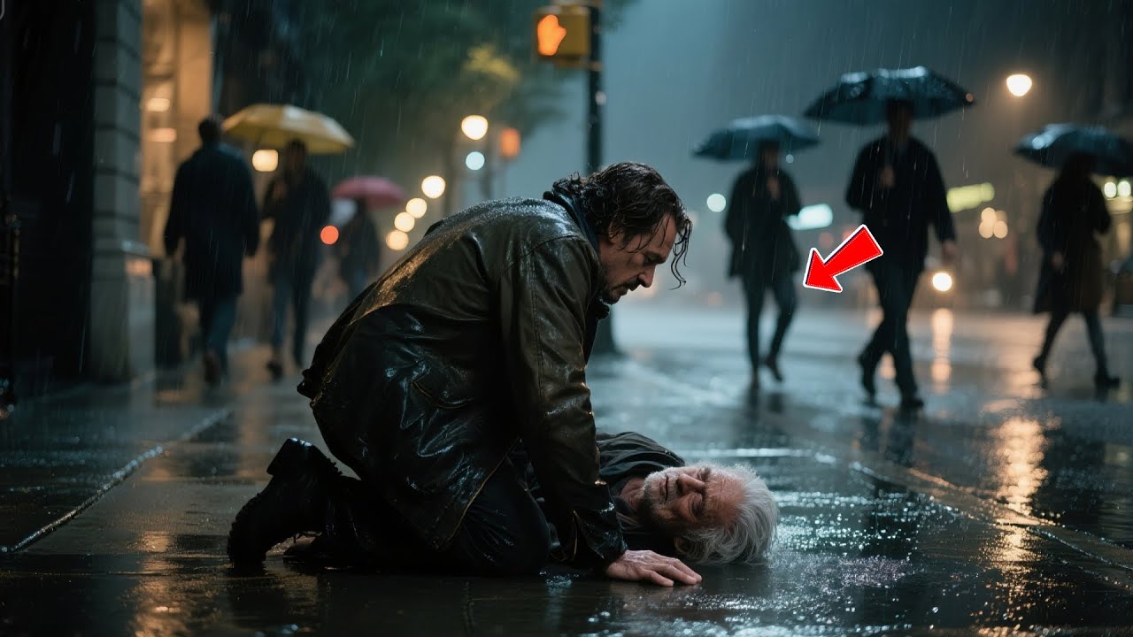 Old Man Falls in the Rain — Johnny Depp Is the Only One Who Stops to ...