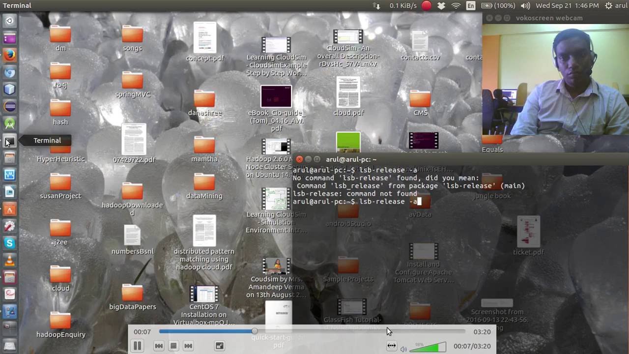 How to record your screen and webcam together in Ubuntu? - YouTube