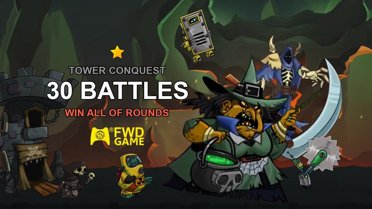 TOP 30 BATTLES | Tower Conquest - Win All Of Rounds - 30 Trận Chiến ...