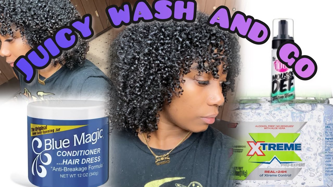 My Wash and Go Routine - YouTube